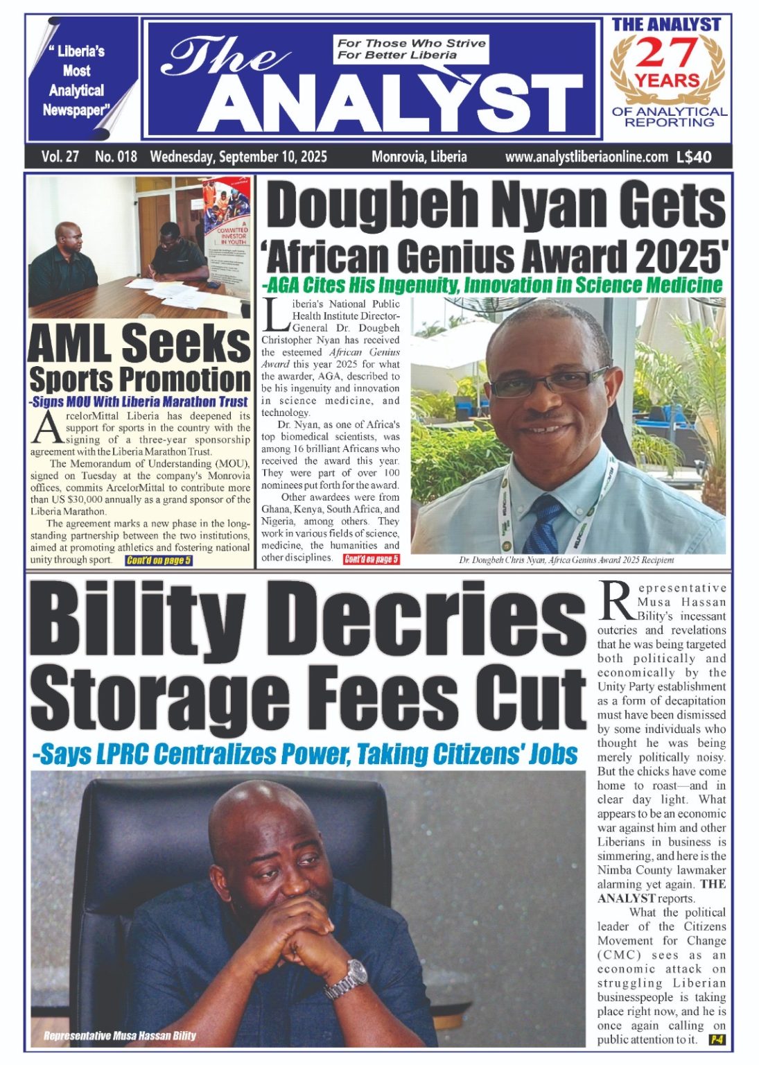 BudgIT Liberia Calls for Urgent Action -Wants Full Accountability in ...